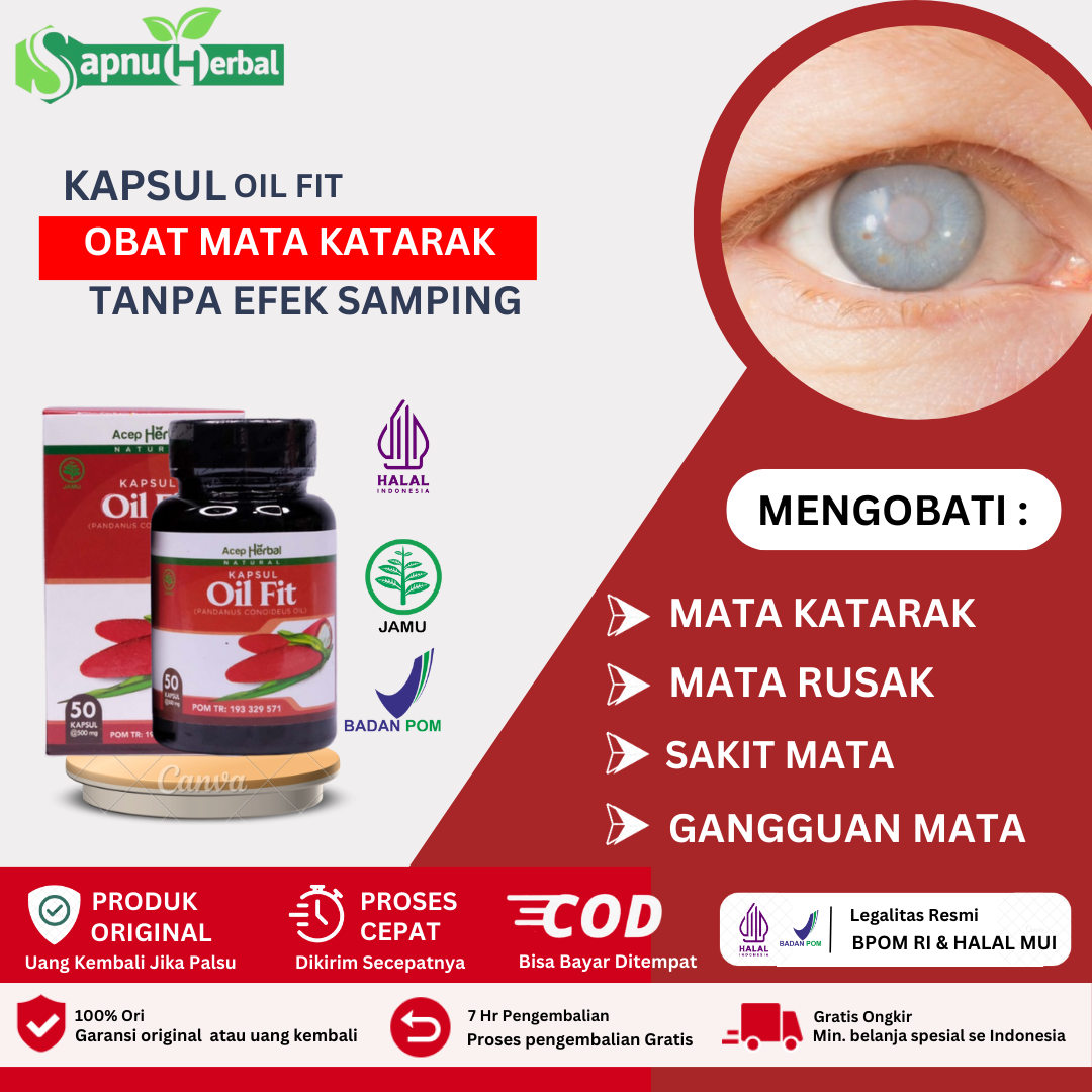 Jual Obat Mata Katarak, Gangguan Penglihatan, Obat Mata Putih, Jaringan ...