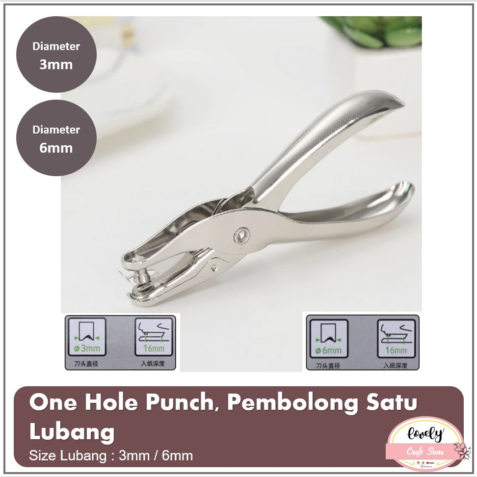 Jual LovelyCraftStore | Single Hole Punch One Hole Punch Pembolong ...