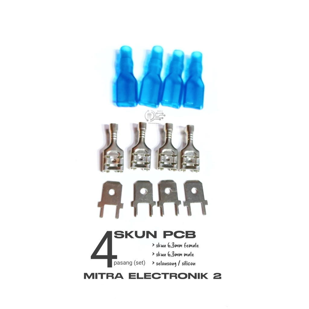Jual Skun Pcb 4set (pasang) Skun PCB 6.3mm male +skun pcb 6.3mm female ...