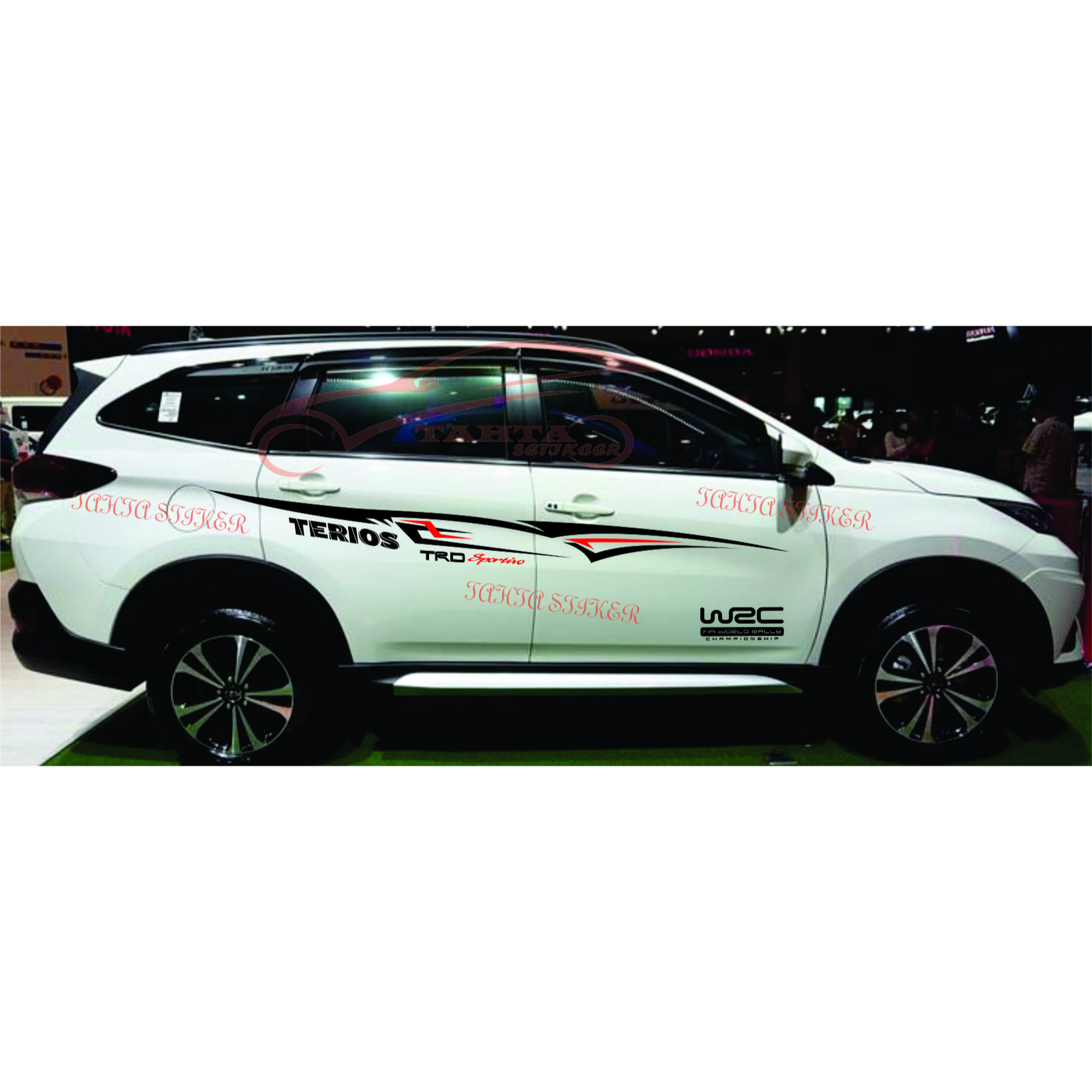 Jual STIKER STICKER CUTTING MOBIL DAIHATSU TERIOS STIKER STRIPING ...