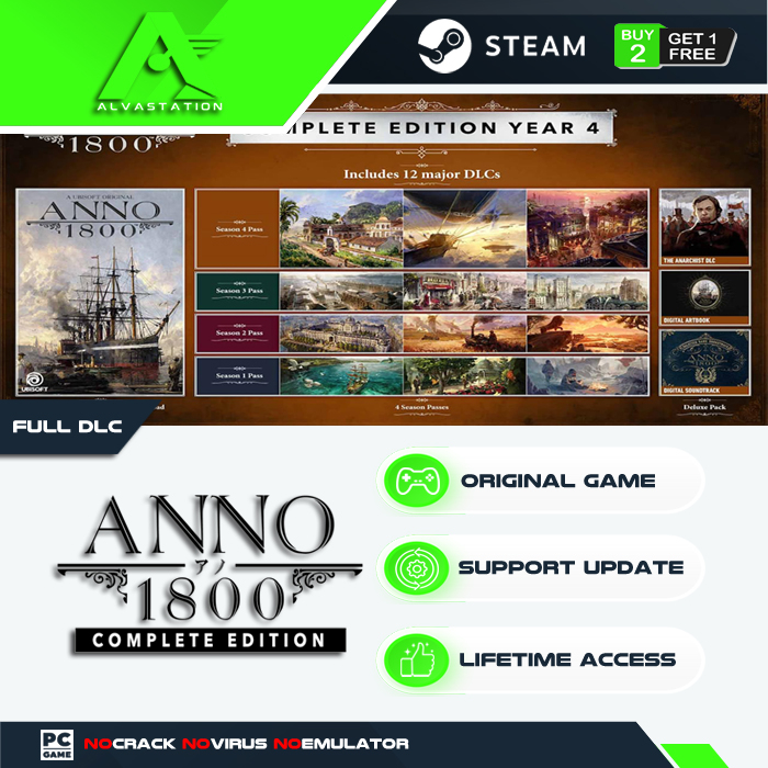 Jual Anno 1800 Complete Edition Year 4 PC Original | Shopee Indonesia