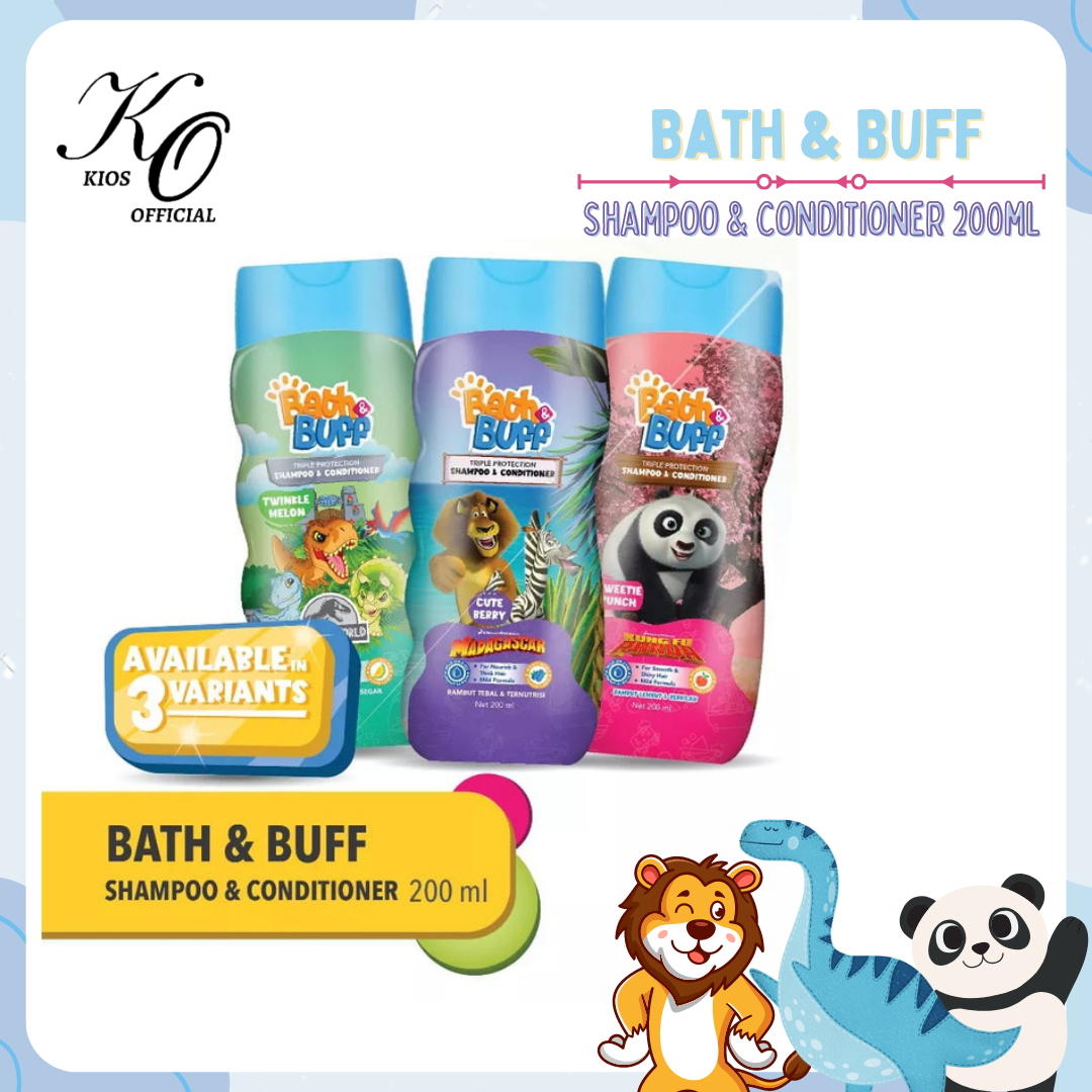 Jual Bath & Buff Shampoo and Conditioner 200ml | Shopee Indonesia