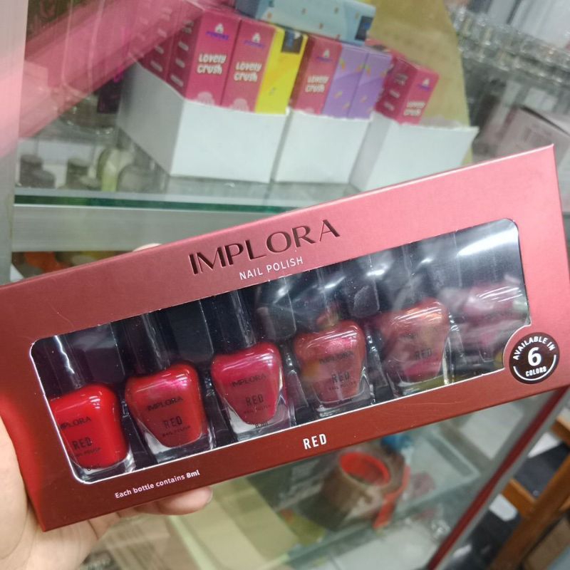 Jual KUTEK IMPLORA MERAH ( DAPAT 6PC ) | Shopee Indonesia