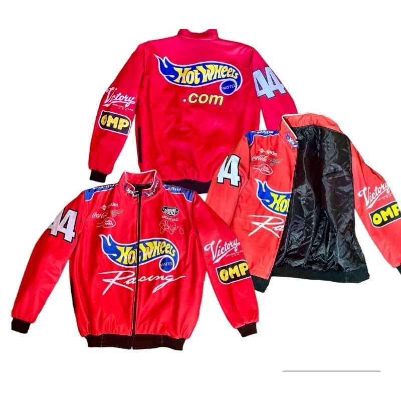 Jual Dekistore86 Jaket Nascar Hot Wheels Racing Vintage Full Print ...