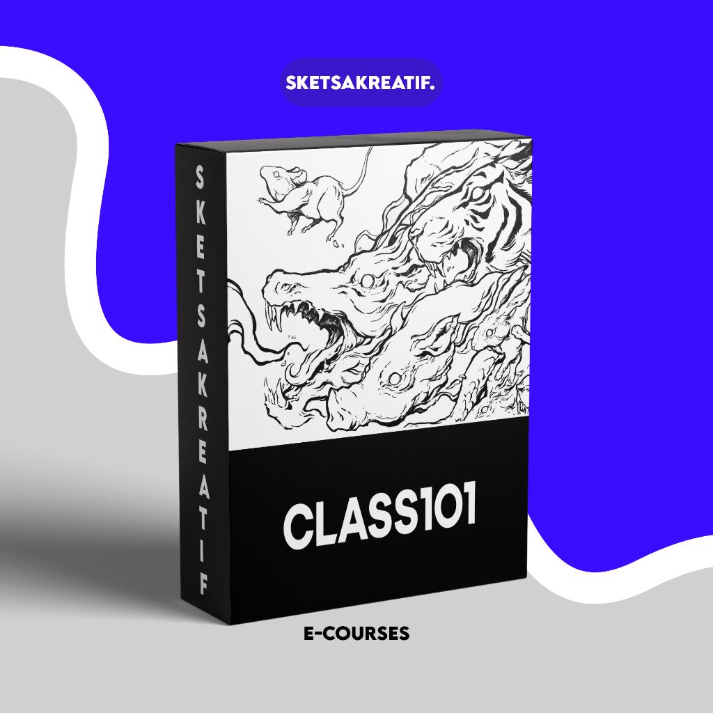 Jual Sketching Animals and Creatures with Pen and Ink by Sorie Kim ...