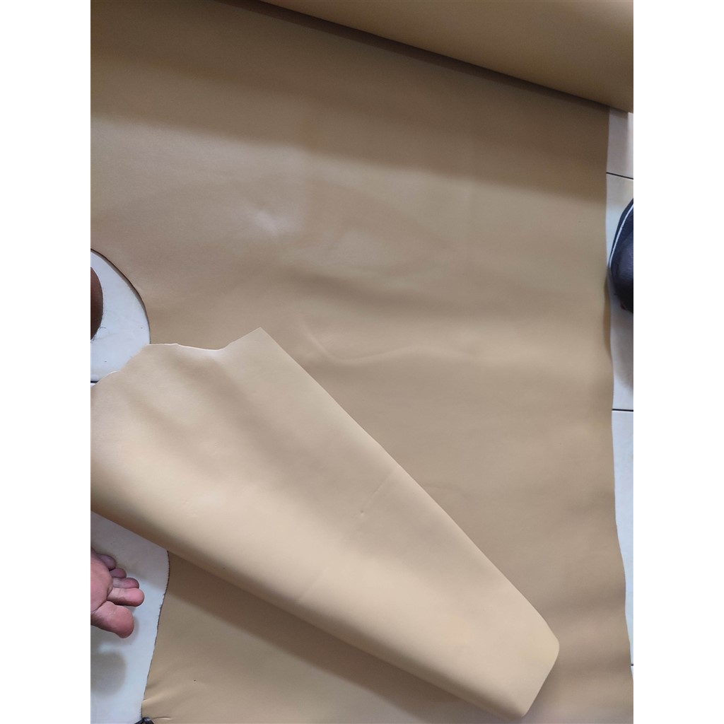 Jual Kulit Sapi Asli jenis Fullgrain / Pori Warna Cream Kopi susu ...