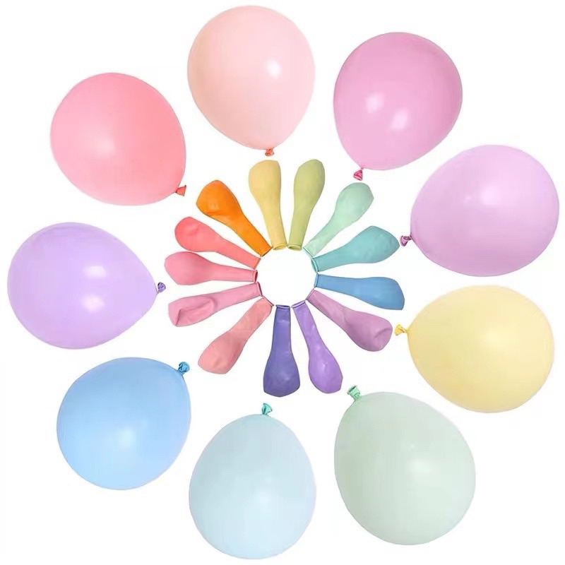 Jual BALON MACARON / PASTEL COLOR 12inci SATUAN | Shopee Indonesia