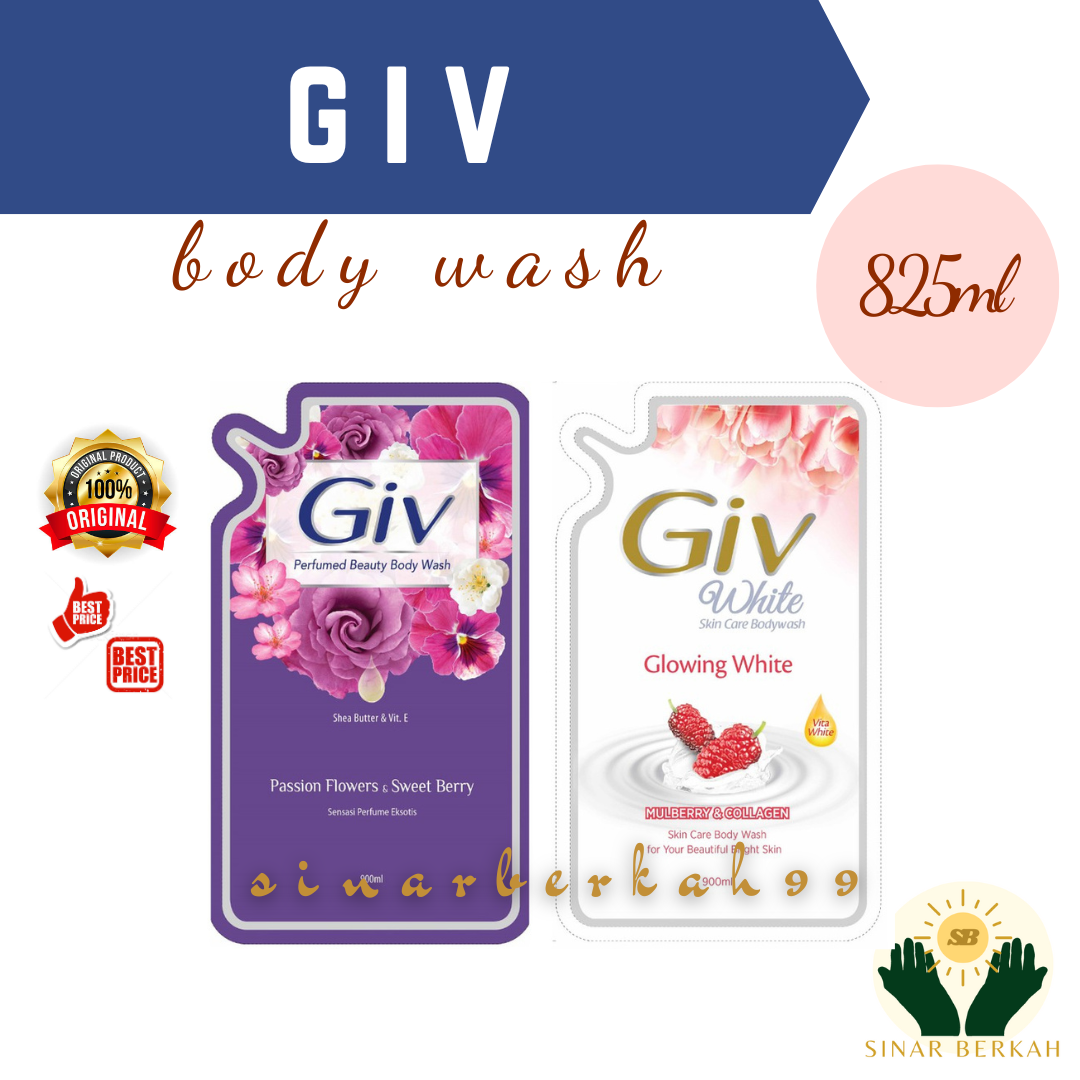 Jual Giv Body Wash Sabun Mandi All Varian 825ML | Shopee Indonesia