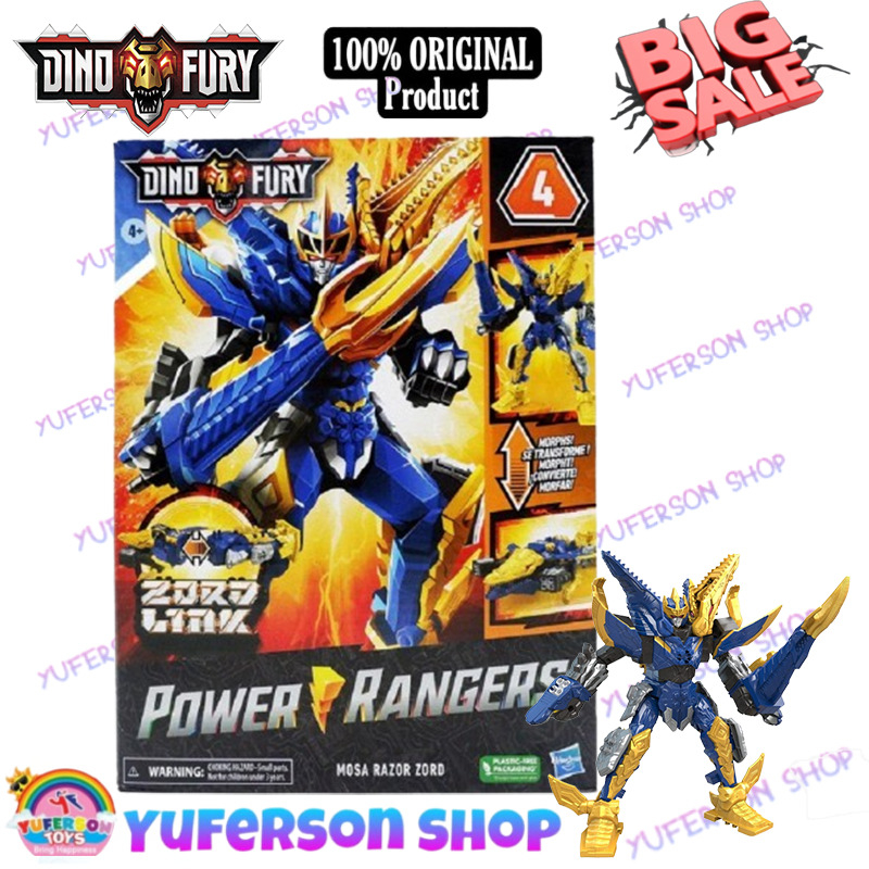 Jual Power Rangers Mosa Razor Zord Dino Fury Zord Link No.4 | Shopee ...