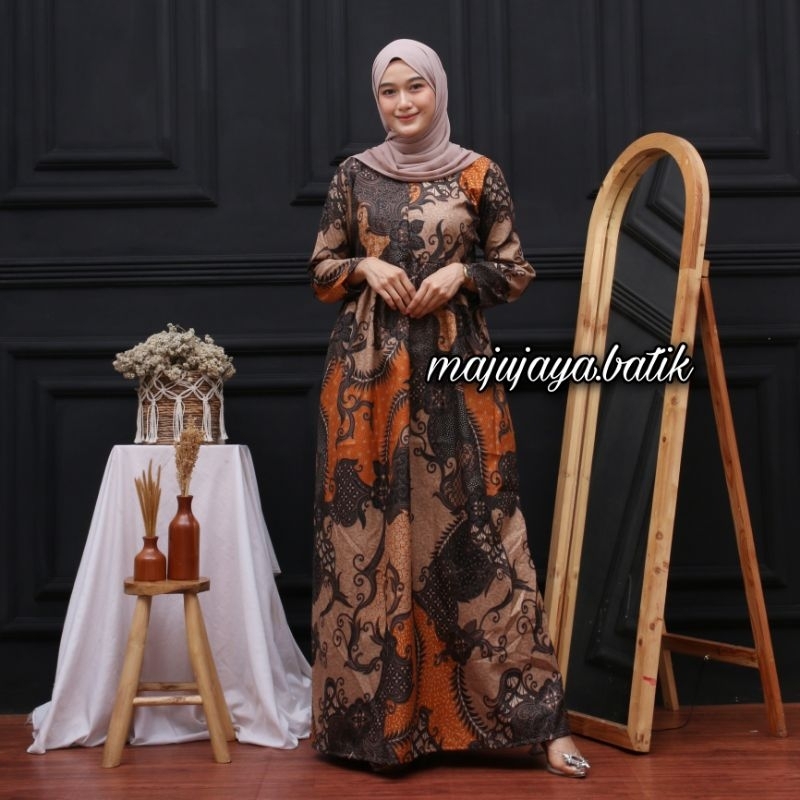 Jual MS GAMIS BATIK SRIWEDARI MAXI BUMIL/BUSUI KATUN ALL SIZE & JUMBO ...