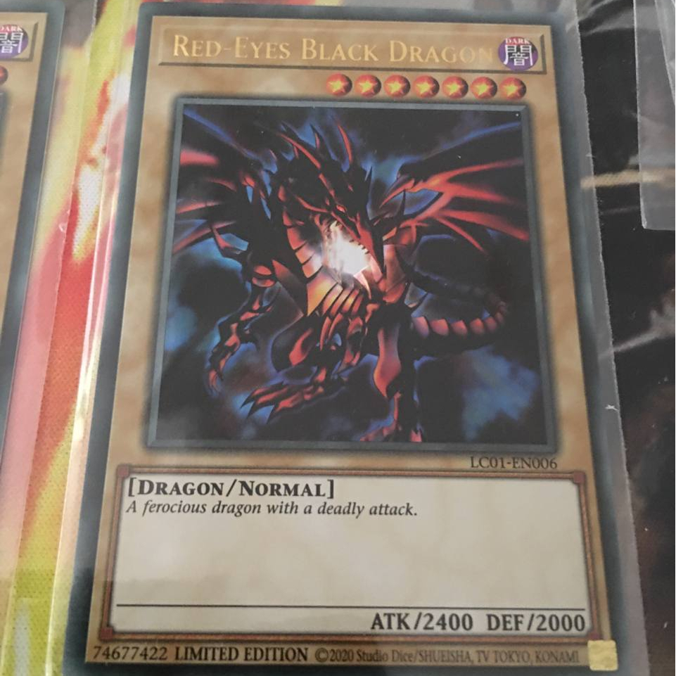 Jual YUGIOH Red-Eyes Black Dragon FOIL ORIGINAL KONAMI | Shopee Indonesia