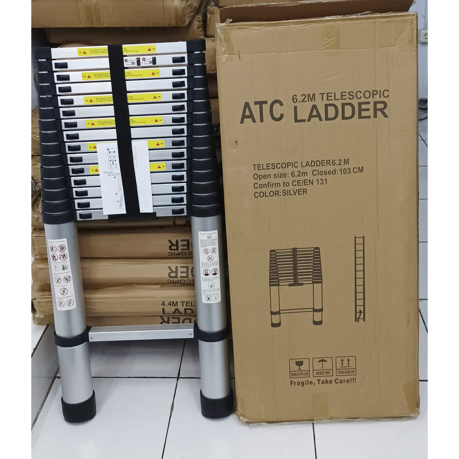 Jual ATC Tangga Ladder Telescopic 6.2m | Shopee Indonesia