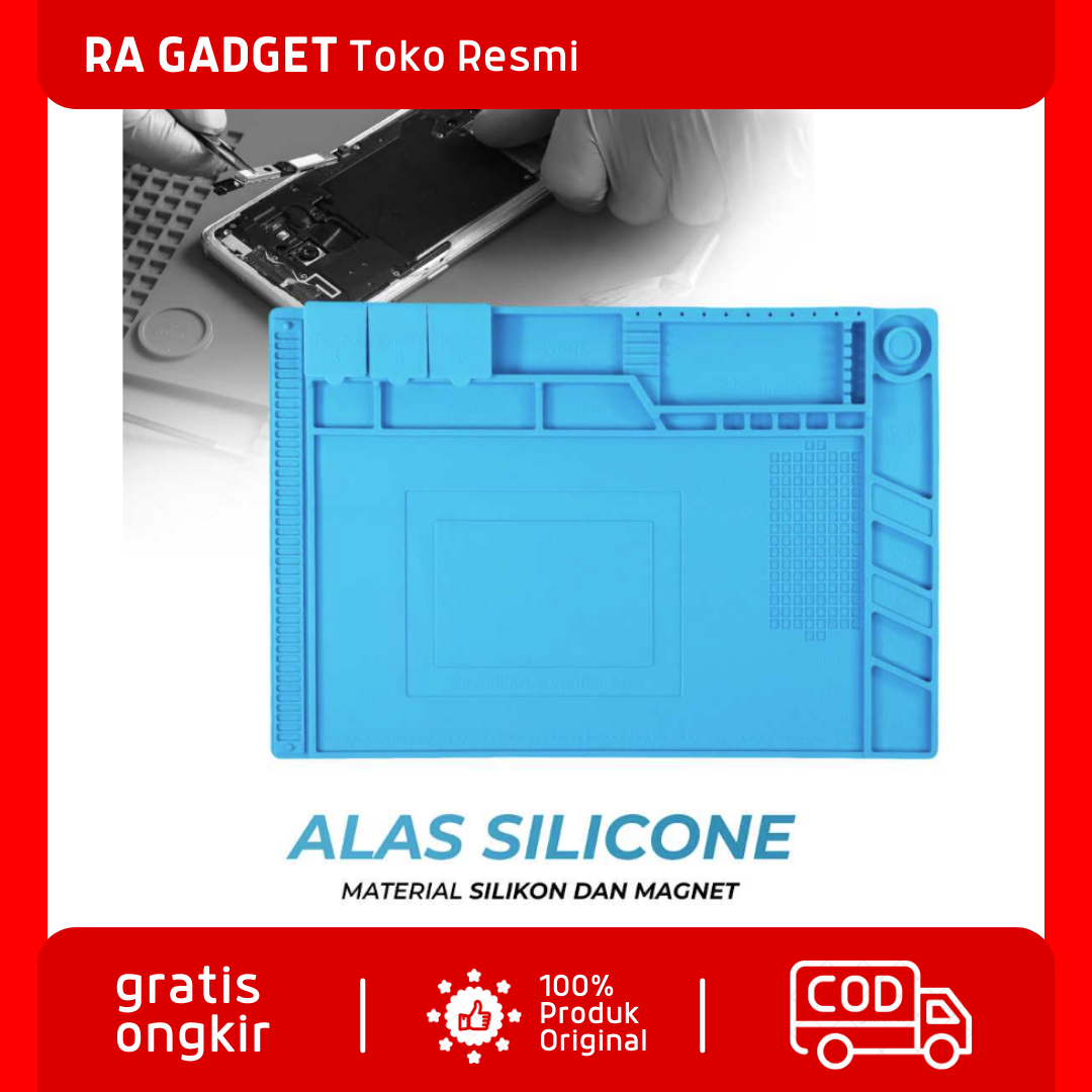 Jual Alas Matras Silicone Soldering Mats Pad Insulator Heat Resistant ...