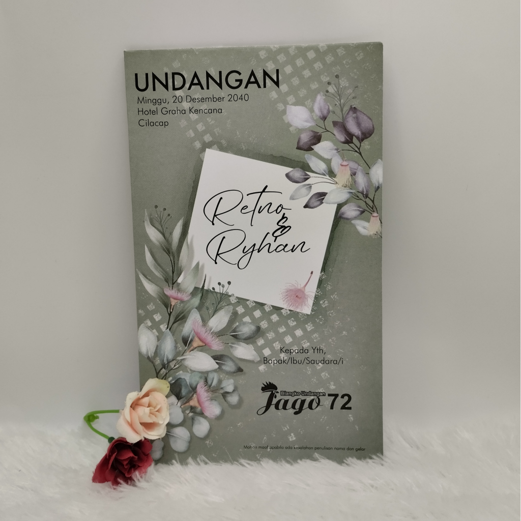 Jual Blangko Undangan Pernikahan JAGO 72 Terbaru Rea Pict Harga Murah ...