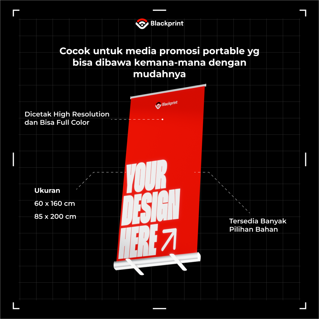Jual Roll Up Banner / Cetak Roll Up Banner | Shopee Indonesia