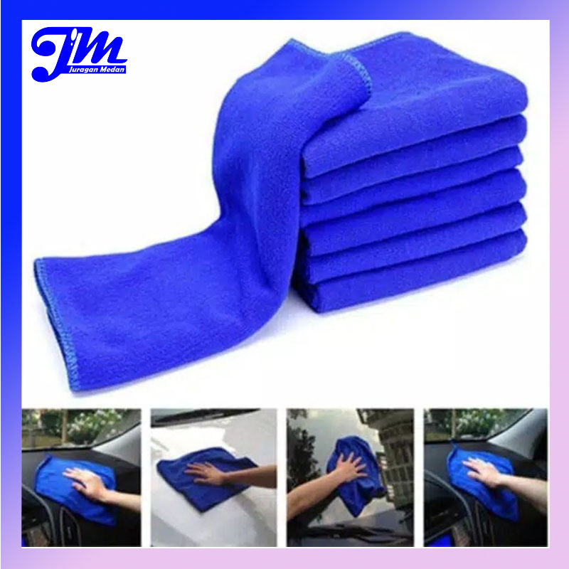 Jual Kain Lap Microfiber Mobil Motor Bahan Halus Kain Lap Mikrofiber ...