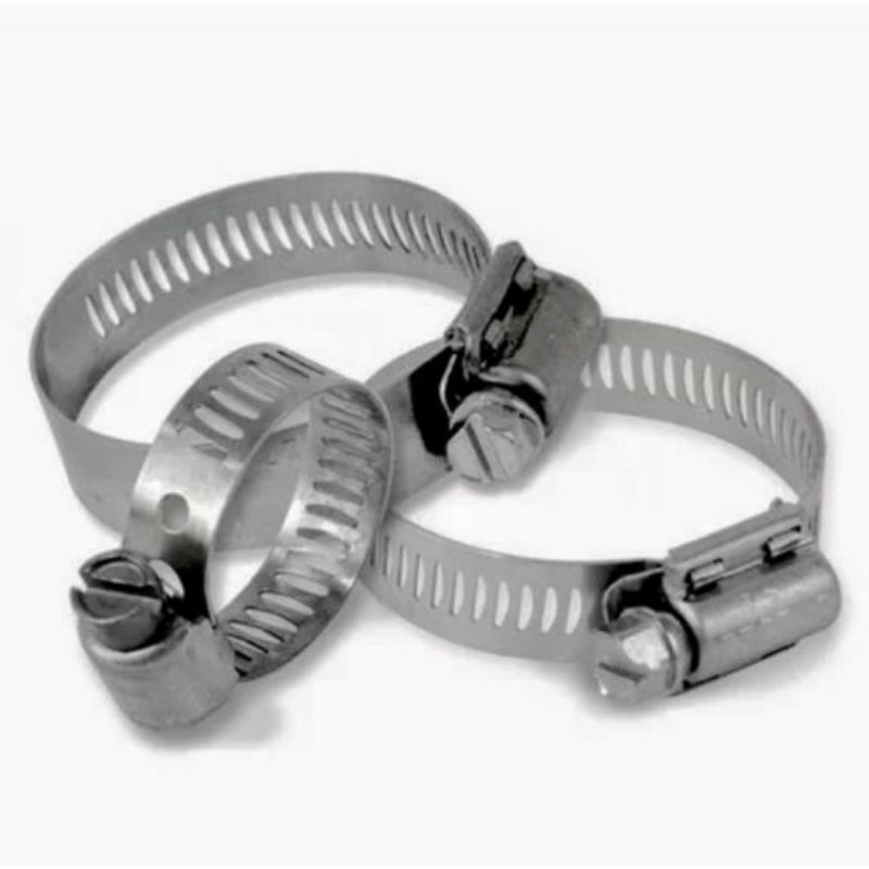 Jual Hose clamp/ penjepit selang clam MADE IN USA 8 inch | Shopee Indonesia