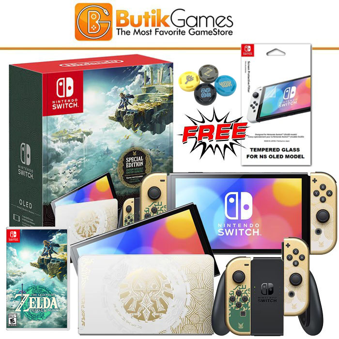Jual Nintendo Switch OLED Console Zelda TOTK Tears Tear of the Kingdom ...