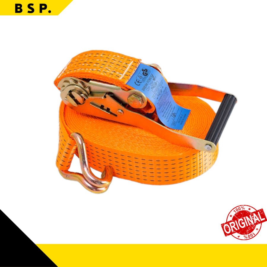 Jual Cargo Lashing Belt 2" x 10M / Rachet Tie Down Webbing Track Belt 2 ...