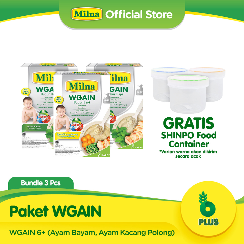 Jual Paket Milna WGAIN Free Food Storage | Shopee Indonesia