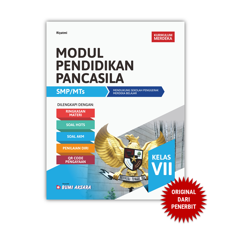 Jual Modul Pendidikan Pancasila Kelas VII SMP MTs Kurikulum Merdeka Bumi Aksara | Shopee Indonesia