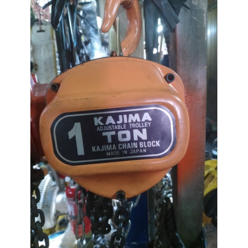 Jual TAKEL CHAIN BLOCK 1 TON KAJIMA ASLI JAPAN | Shopee Indonesia