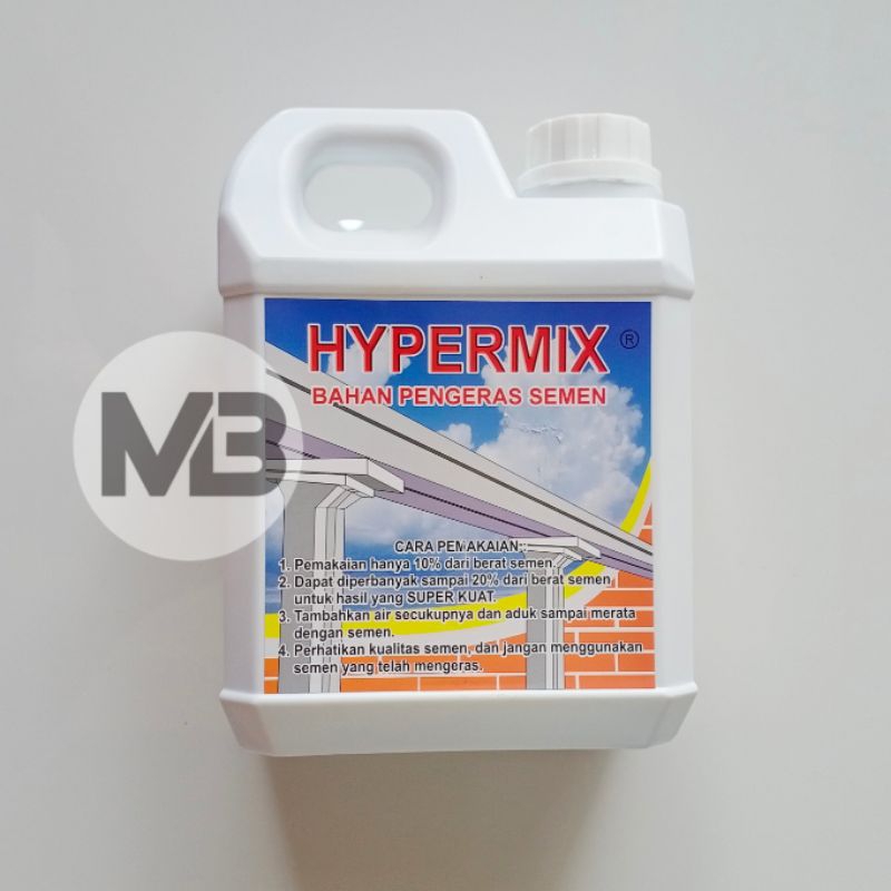 Jual Pengeras Semen Beton Hypermix 1 Liter l Cairan Penguat Cor Beton | Shopee Indonesia