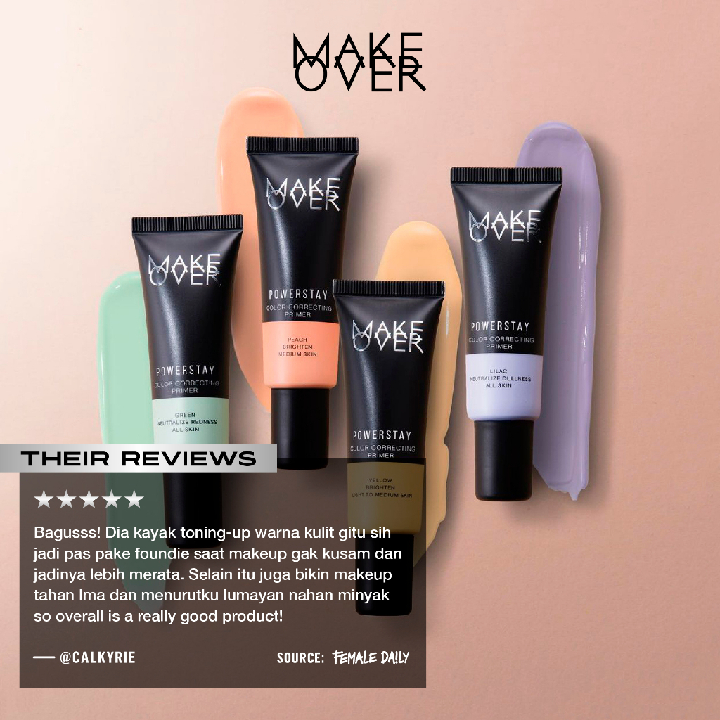 Jual Make Over Powerstay Color Correcting Primer 25 Ml Makeup Primer