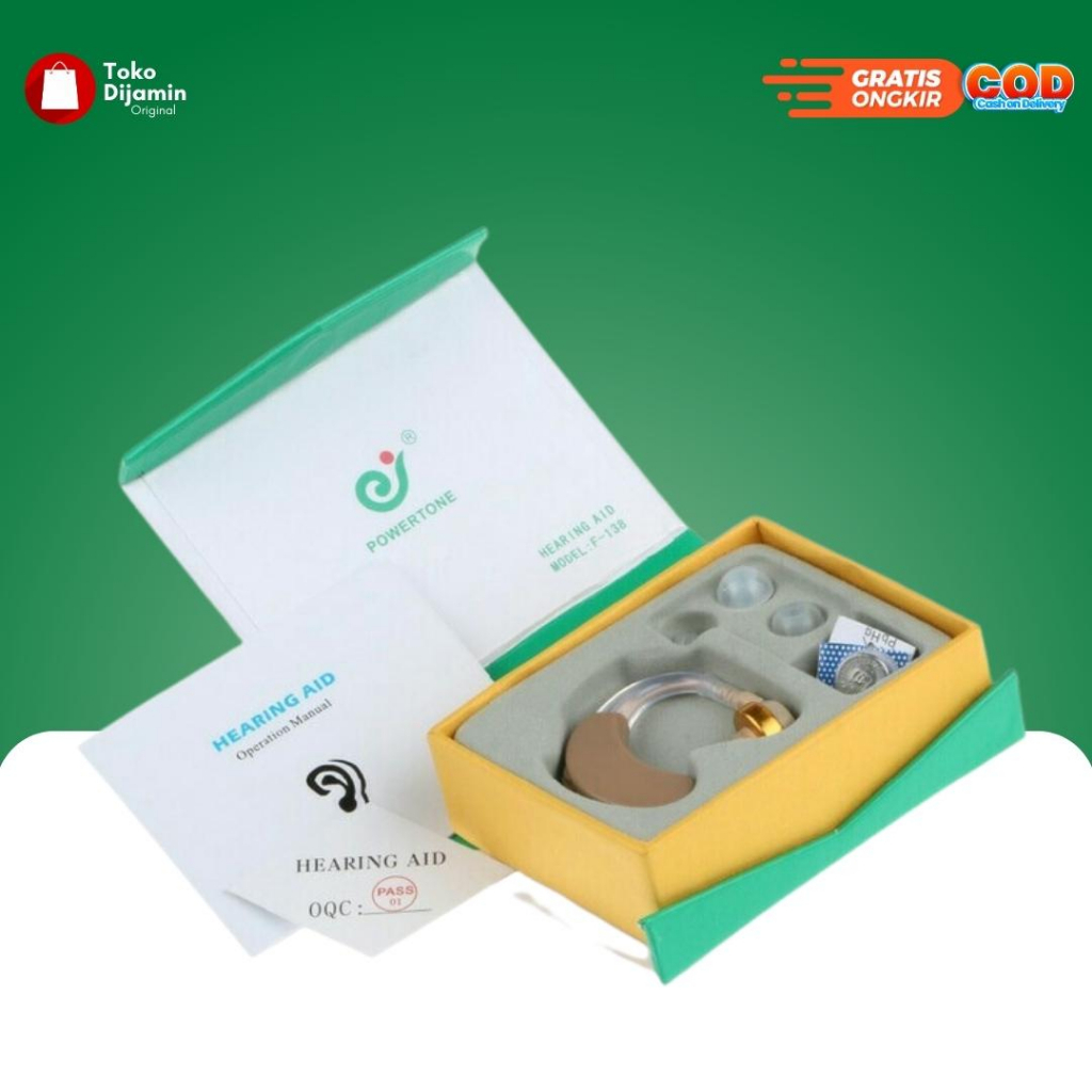 Jual Alat Bantu Pendengaran Telinga Orang Tua Tuli Original Aman Suara ...