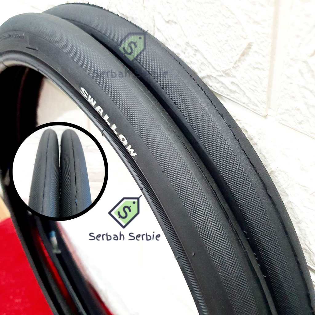 Jual BAN LUAR SEPEDA 20 X 1.35 SWALLOW DELI TIRE SOFT HALUS 406 20X1.35 20X135 20 X 135 HITAM ...