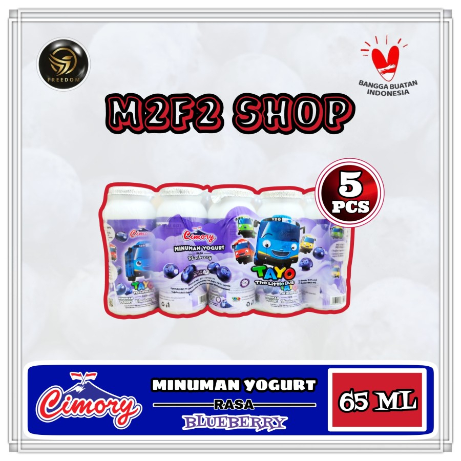Jual Yogurt Cimory Drink Mini Bluberi | Blueberry - 65 ml (Kemasan 5 ...