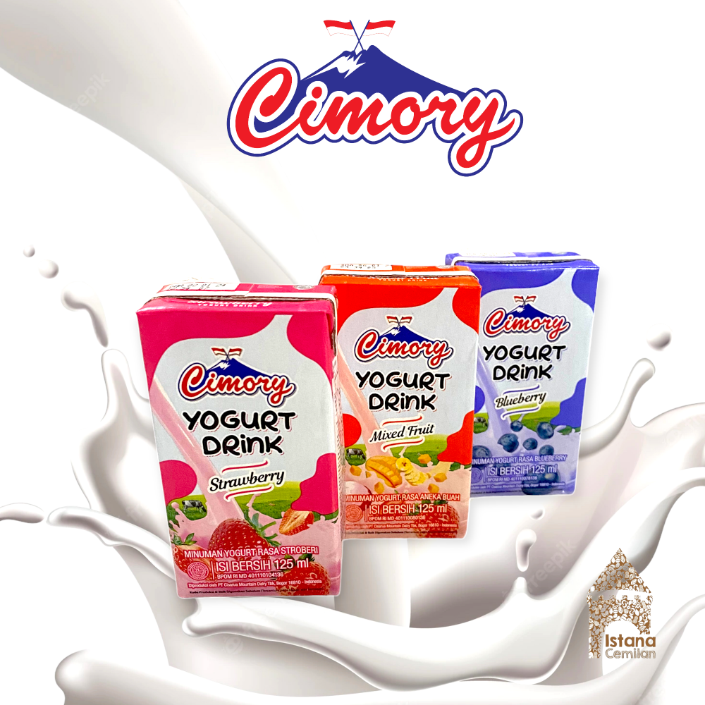 Jual Cimory Yogurt Drink Mixed Fruit / Blueberry / Strawberry 125 ML | Shopee Indonesia