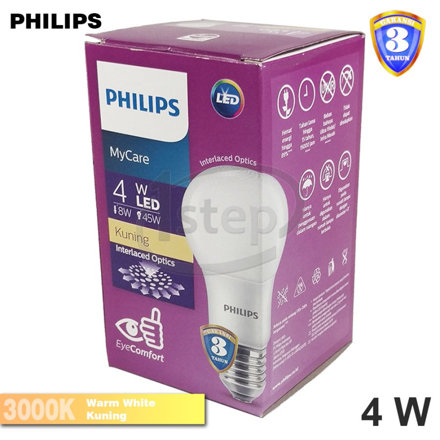 Jual Philips Genie 8W/14W/18W E27 Cool Day Light (Putih)/ warm white (kuning) | Shopee Indonesia