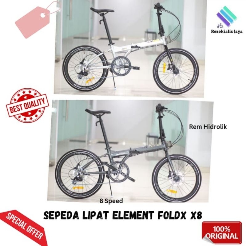 Jual Sepeda Lipat Element Foldx X8 | Shopee Indonesia