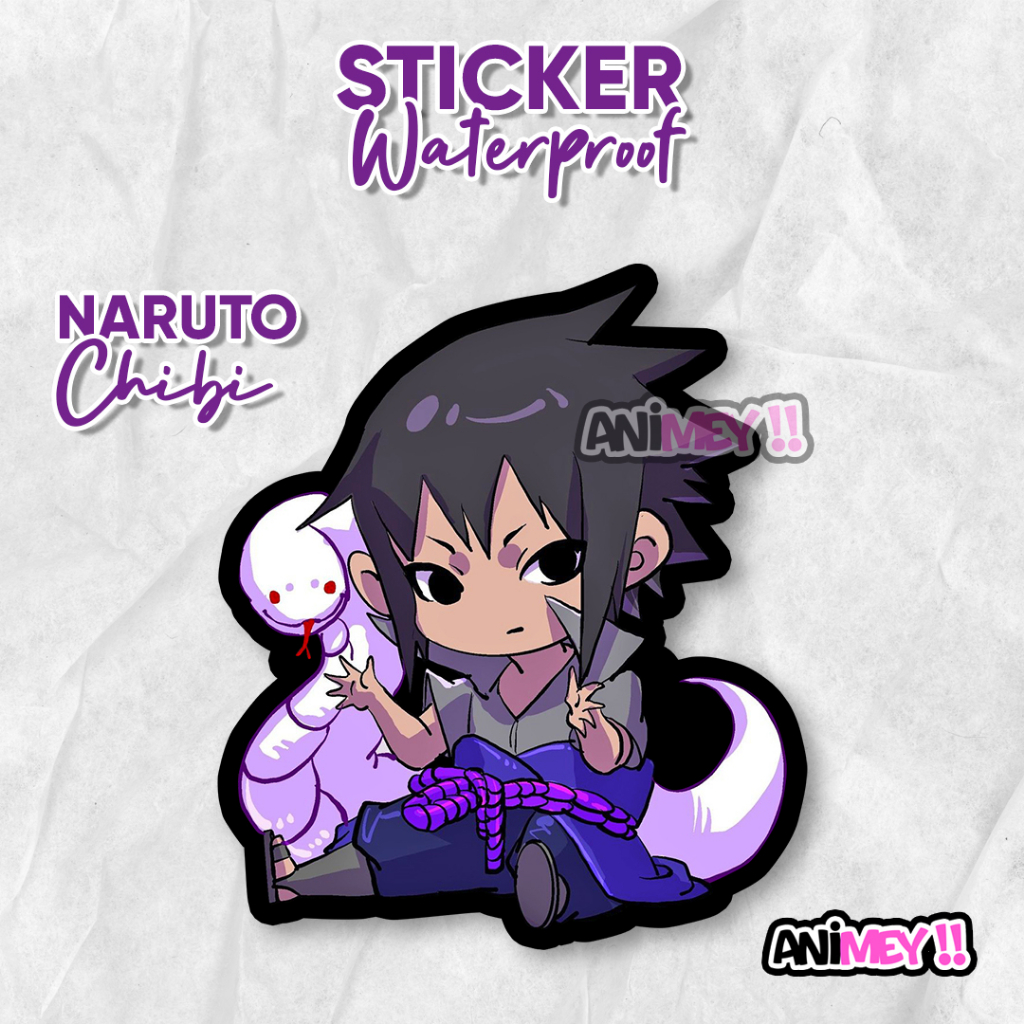 Jual Stiker Naruto Chibi / Sticker Anime Waterproof | Shopee Indonesia