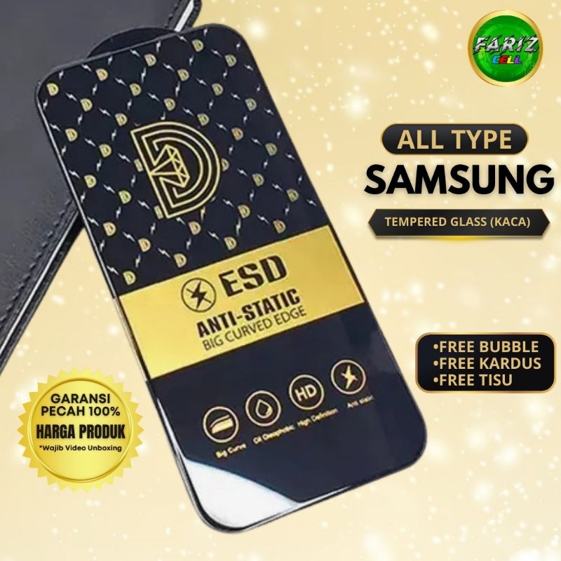 Jual Tempered Glass SAMSUNG Full Cover Anti Static Anti Gores All Type Samsung Series A02 A02S ...