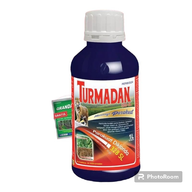Jual Herbisida Turmada 328 SL 1 Liter | Parakuat Diklorida | Racun ...