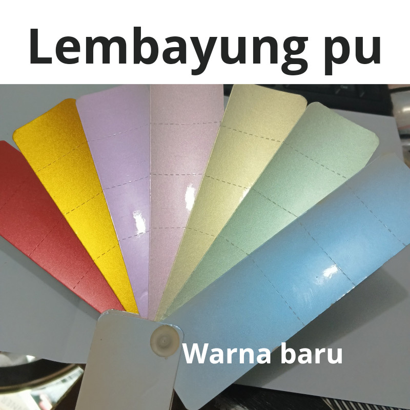 Jual Cat pu mutiara lembayung pearl blue / violet / green / yelow ...