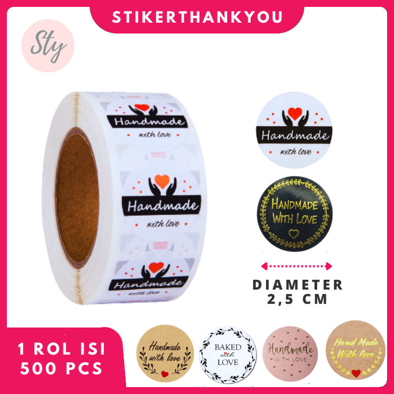 Jual Stiker Jualan Kue Roti Makanan Ringan Label Kemasan Snack Cemilan ...