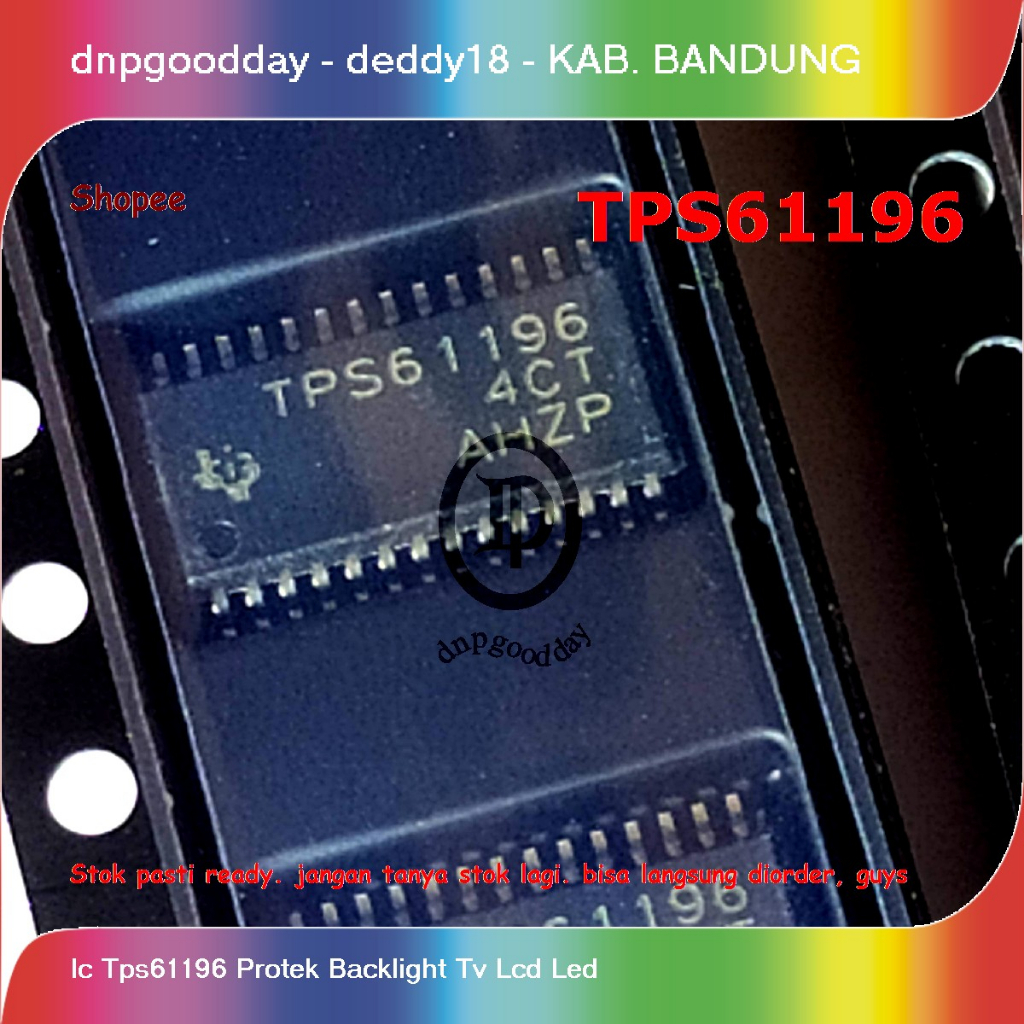 Jual Ic Tps61196 Protek Backlight Tv Lcd Led | Shopee Indonesia