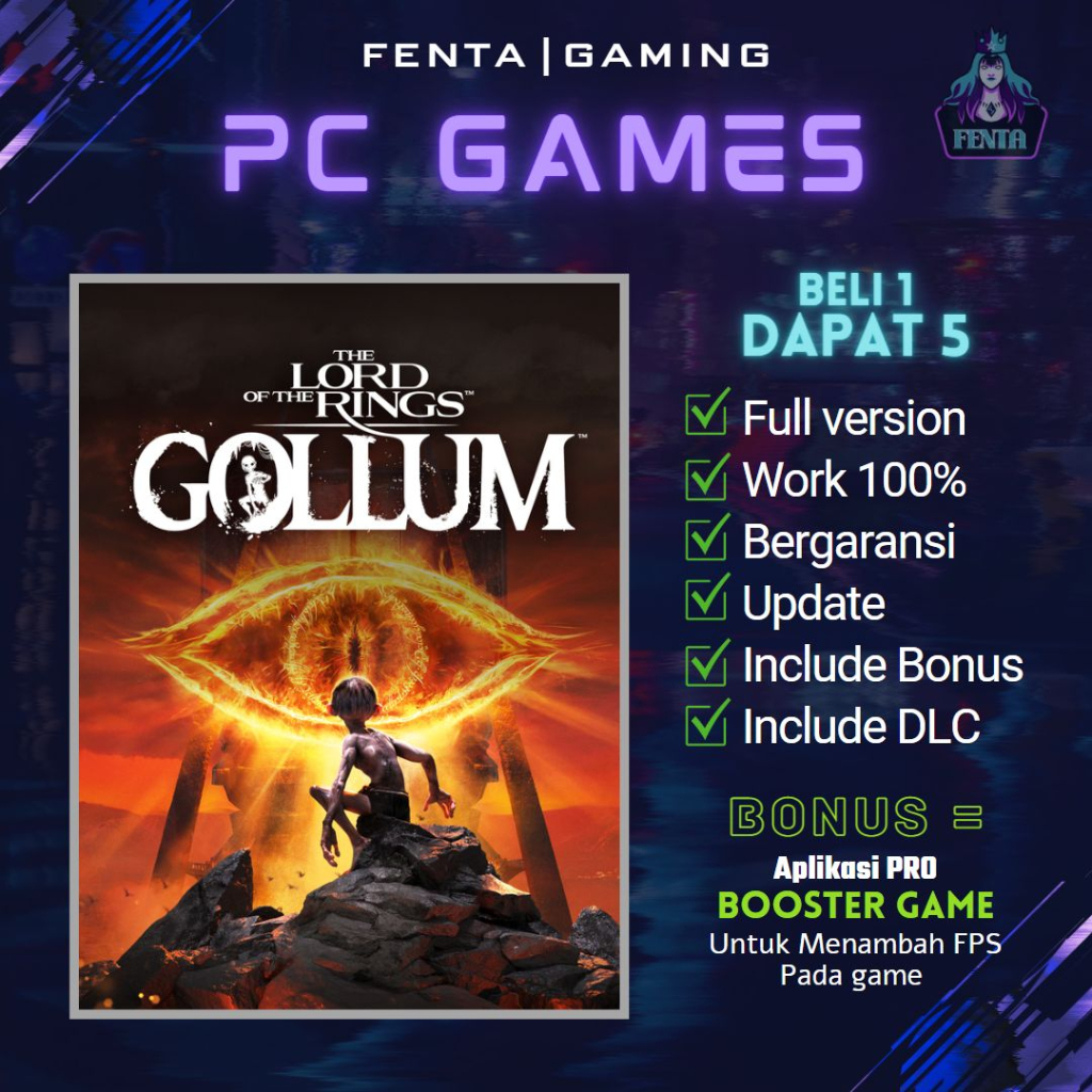 Jual THE LORD OF THE RINGS GOLLUM PRECIOUS EDITION - GAME PC - GAME ...