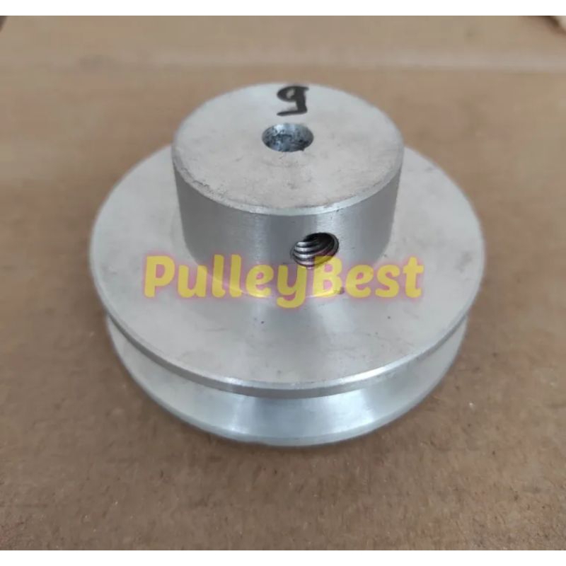 Jual pulley pully pompa air sanyo 3 inch as 9mm / 10mm / 12mm / 14mm ...