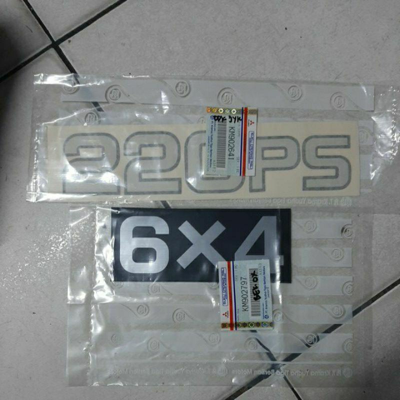 Jual stiker fuso 220ps dan 6x4 original mitsubishi | Shopee Indonesia