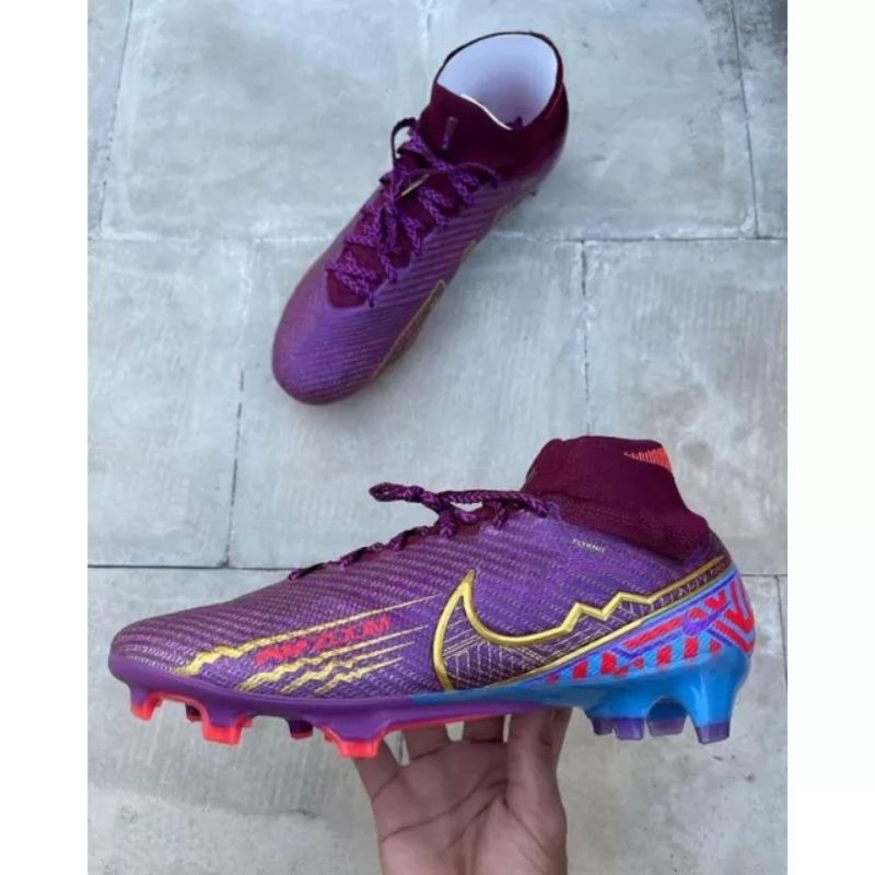 Jual Sepatu Bola Nike Zoom Mercurial Superfly 9 Elite Mbappe Purple FG ...
