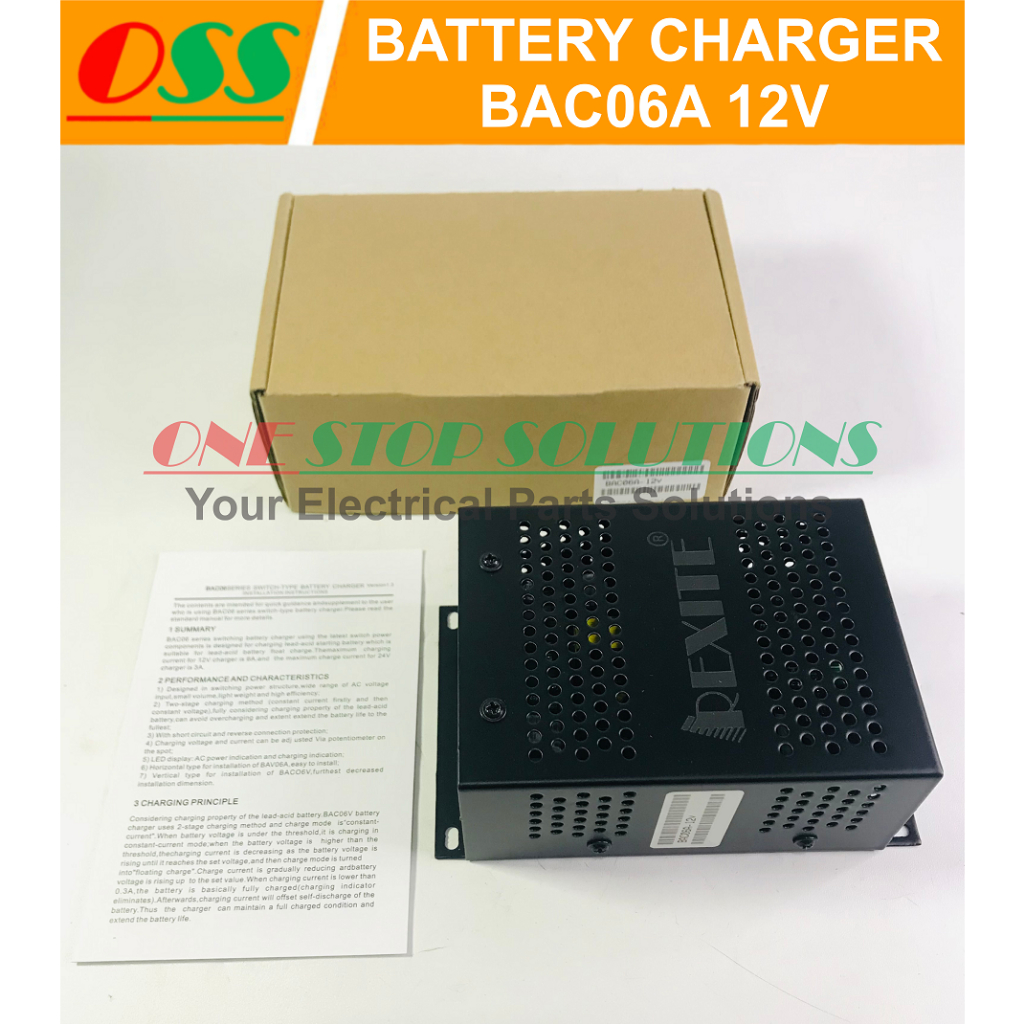 Jual BATTERY CHARGER UNIV ELECTRICAL BAC06A 12V 6A MODEL SMARTGEN OEM ...