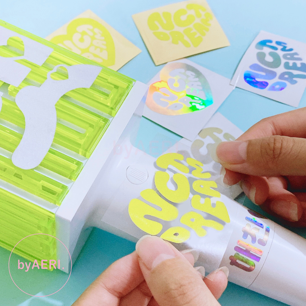 Jual N C T DREAM MINI LOGO (LIGHTSTICK DECO STICKER REFLECTIVE HOLOGRAM ...