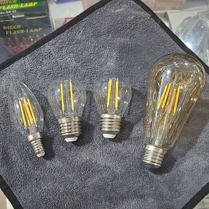 Jual Lampu LED Kafe Edison - Lampu Filamen Warmwhite G45 ST64 C35 2w 4w ...