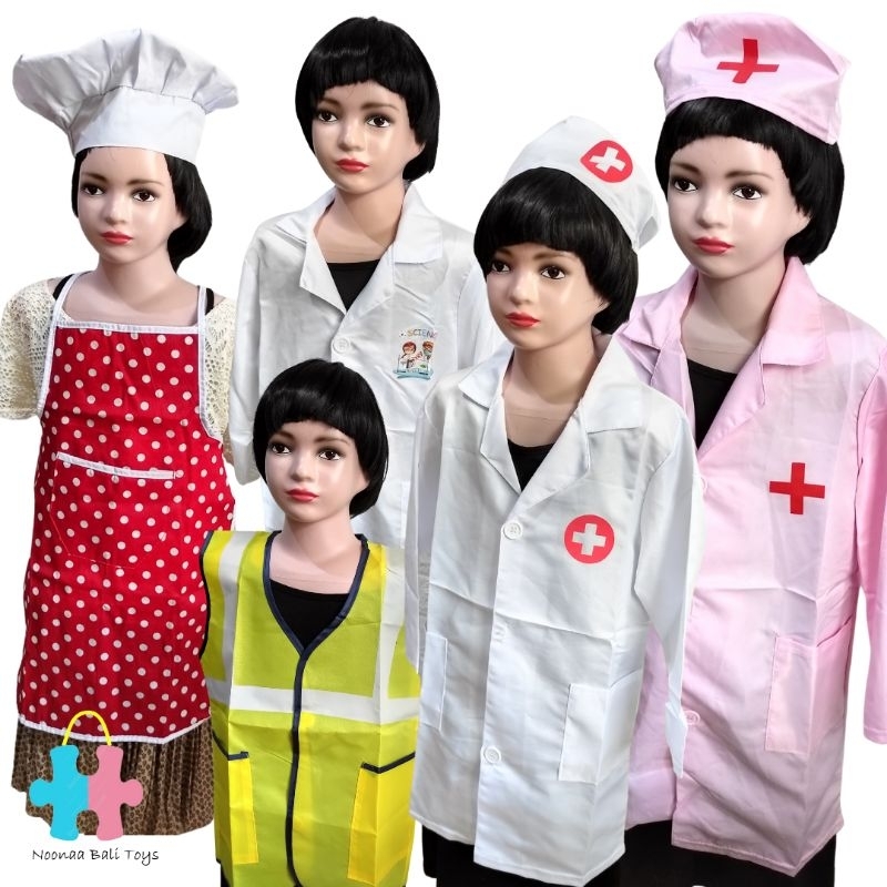 Jual Kostum Profesi Anak Cosplay Baju Dokter Dokteran | Shopee Indonesia