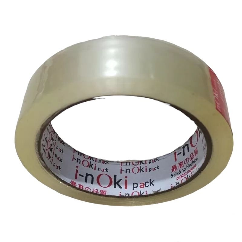 Jual Selotip solasi lakban bening 1 inchi 24mm inoki | Shopee Indonesia