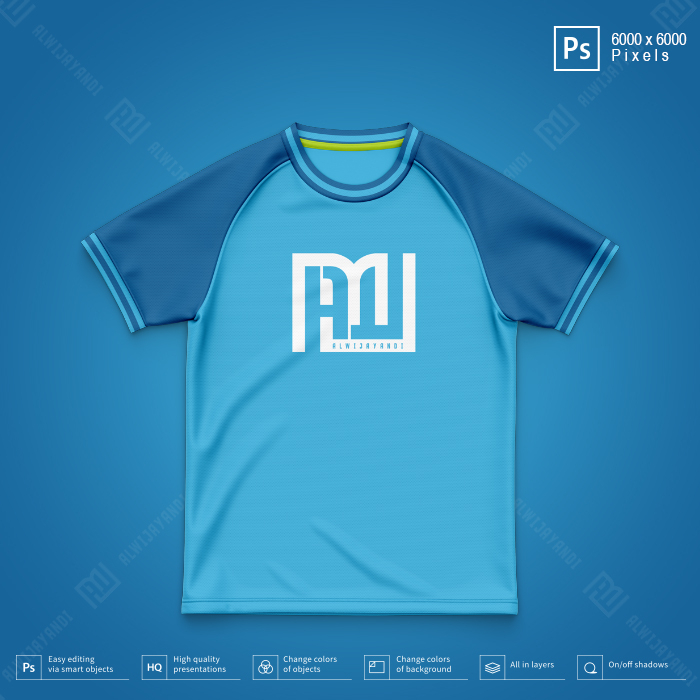 Jual MOCKUP JERSEY KERAH ONECK RAGLAN REALISTIC - RESOLUSI 6000x6000 ...